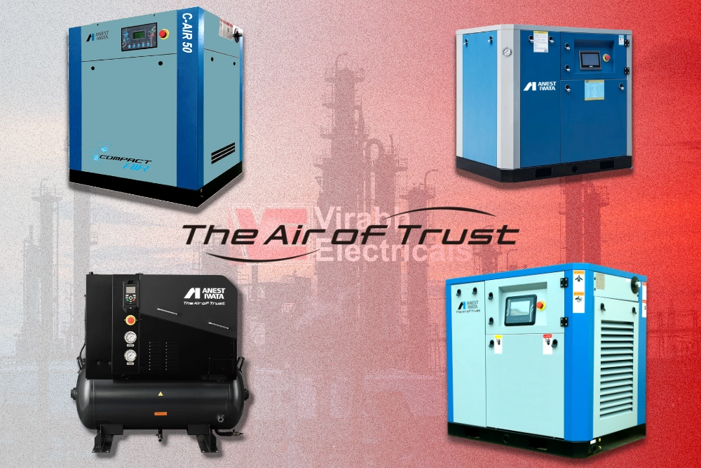 Oil Injected Screw Compressor | Welcome To Virabh Electrical